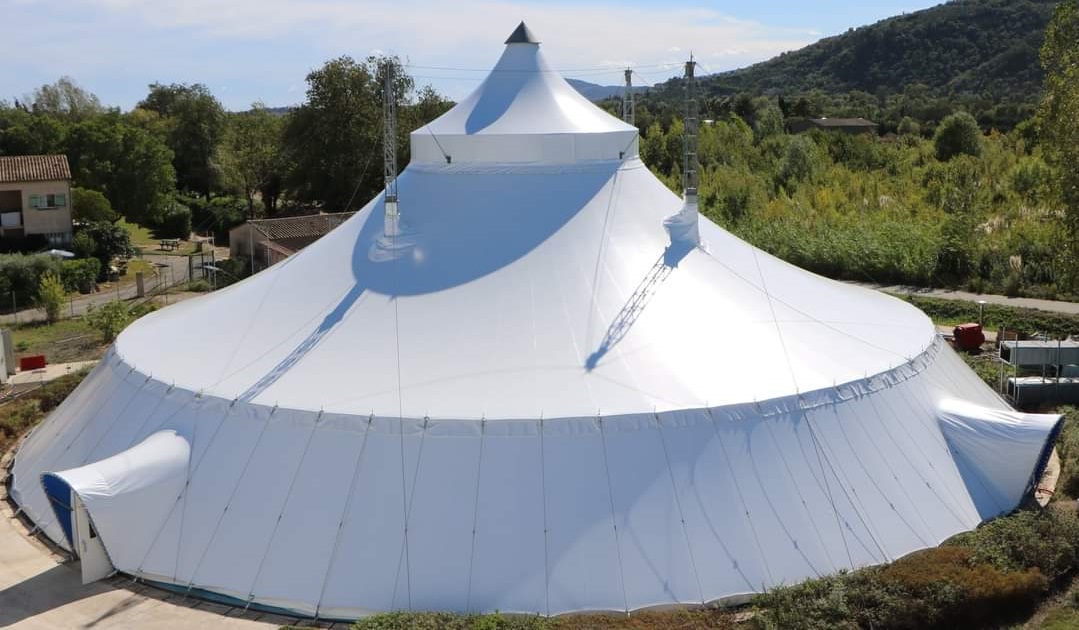 Conception et études Toile et charpente Chapiteau Piste d'Azur